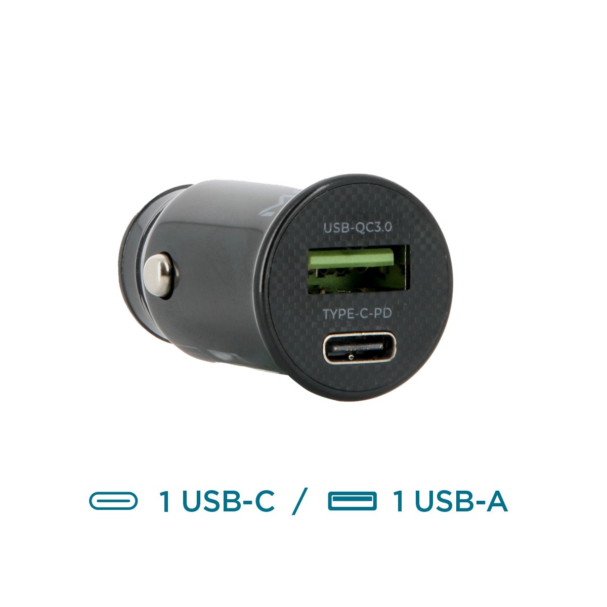 Chargeur voiture universel pour smartphones et tablettes avec 1 port ...