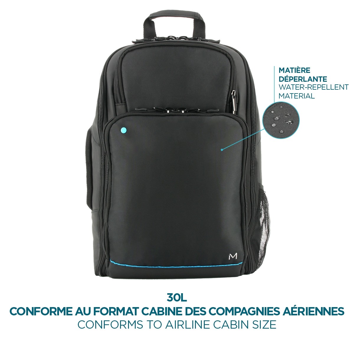 Sac à Dos Professionnel Voyage 48h 30L, Bagage à Main Business ...