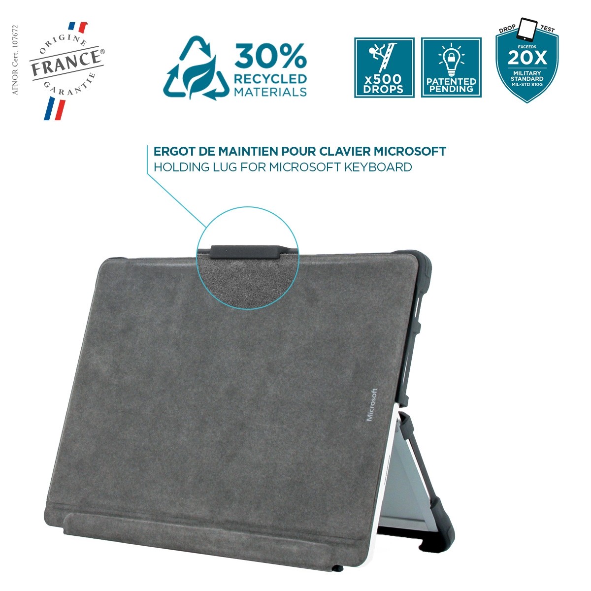 Coque de Protection pour Microsoft Surface pro 8 Surface pro 9, Étui ...