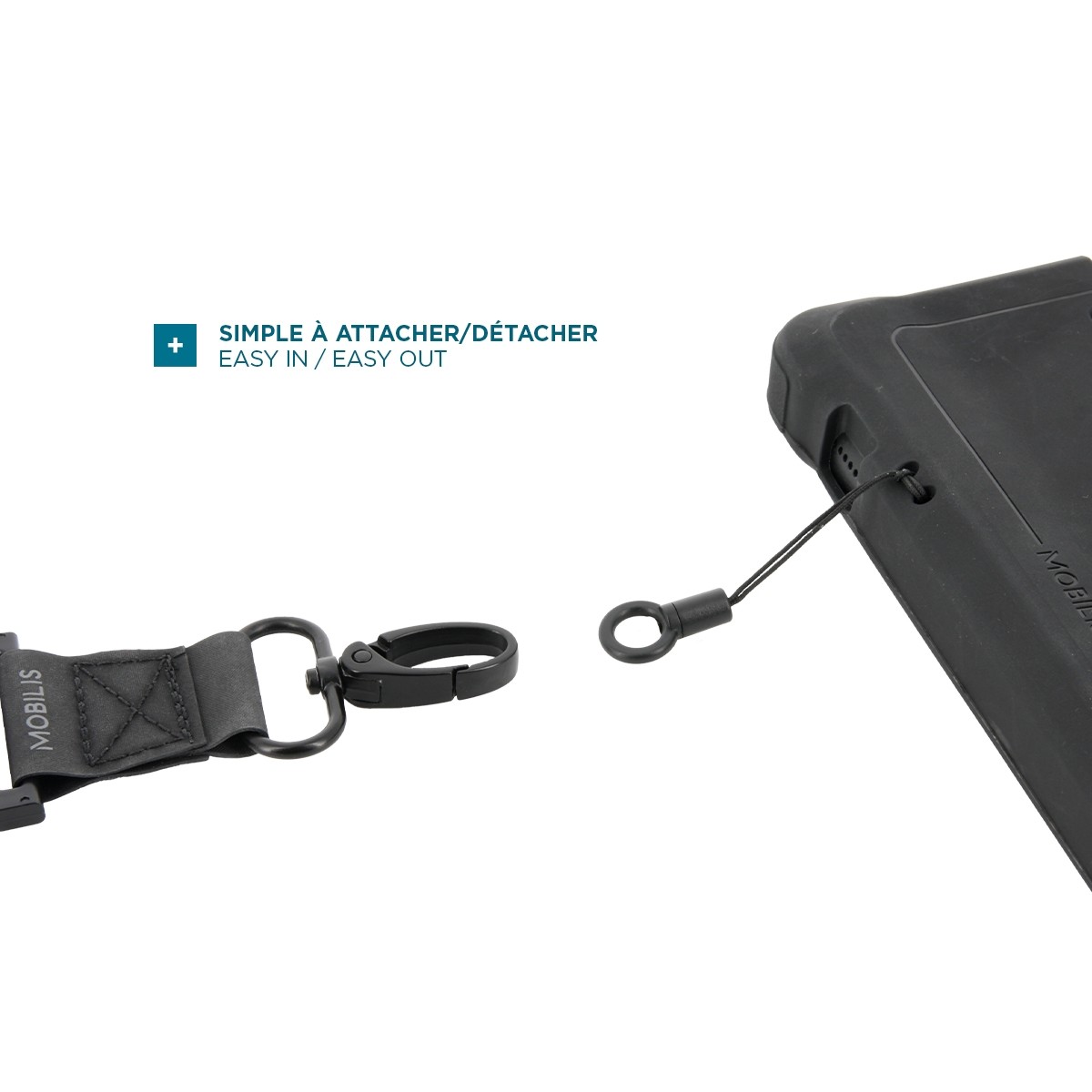 Universal shoulder strap with secure opening system + expandable pocket ...