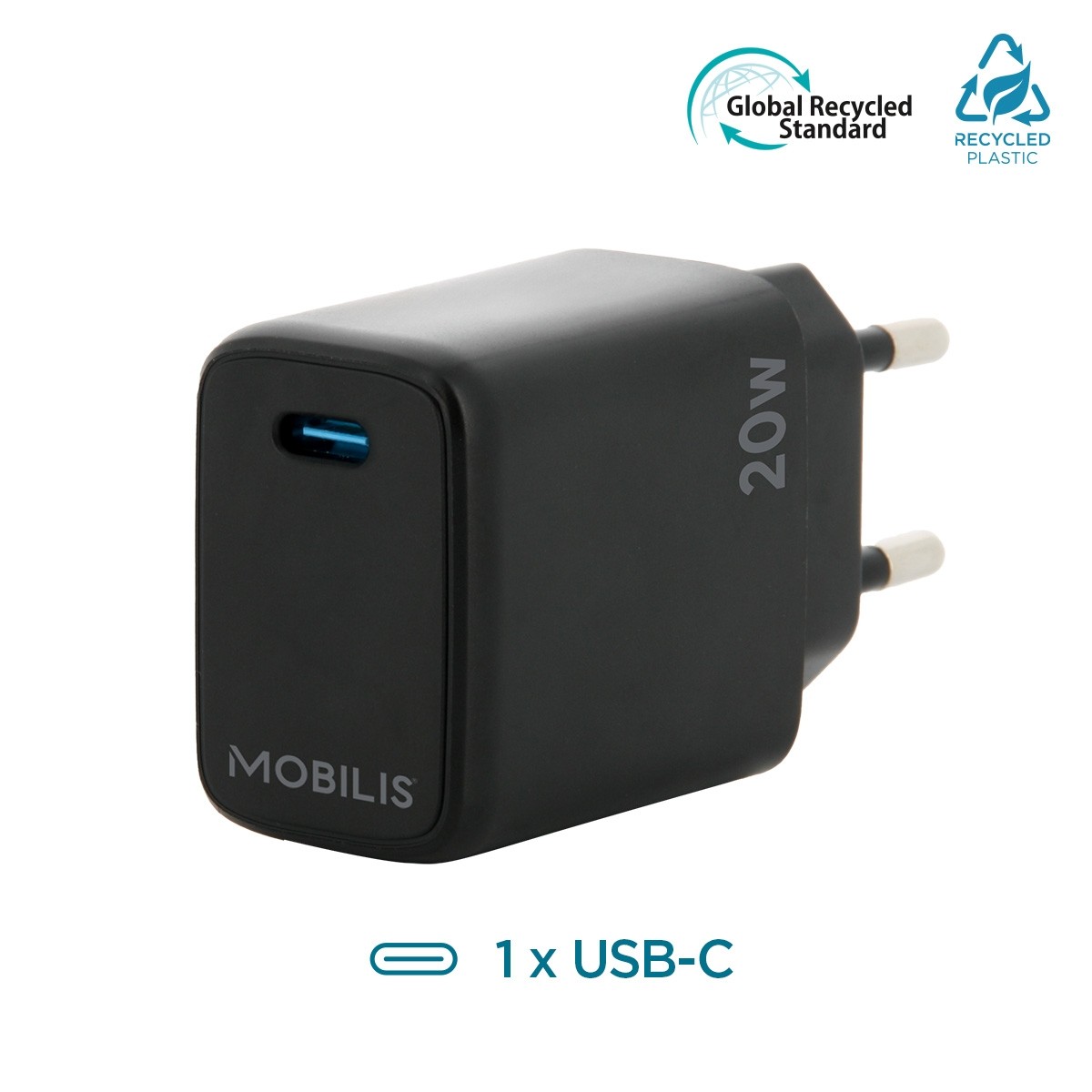Fast Wall Charger - 20W - USB-C for Smartphone & Tablet