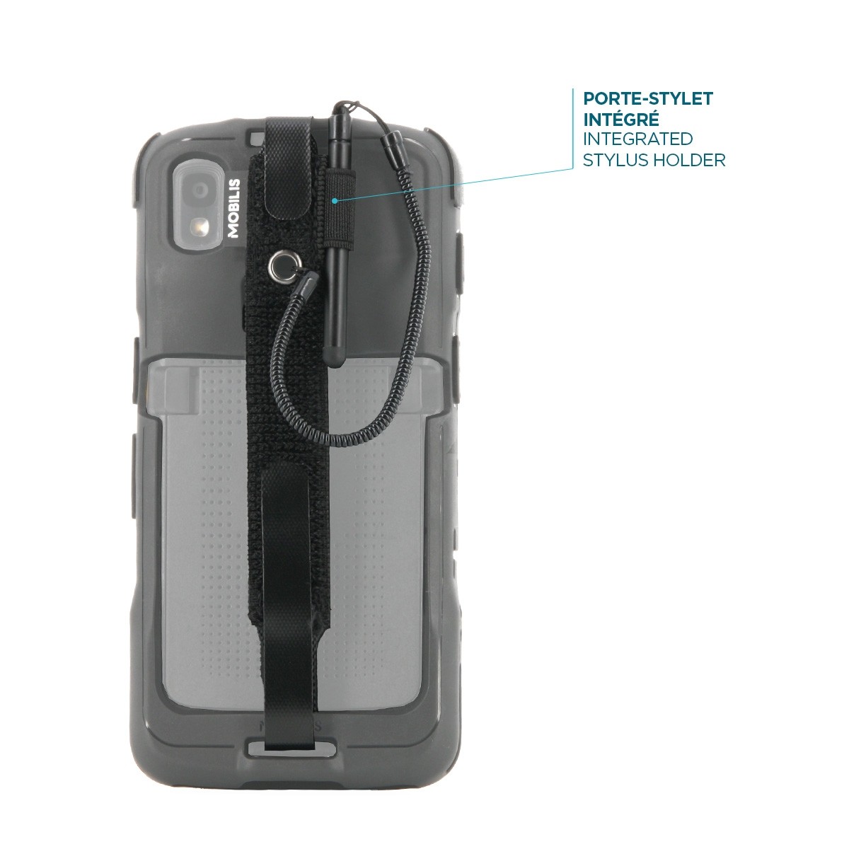 Universal elastic Hand strap with stylus holder