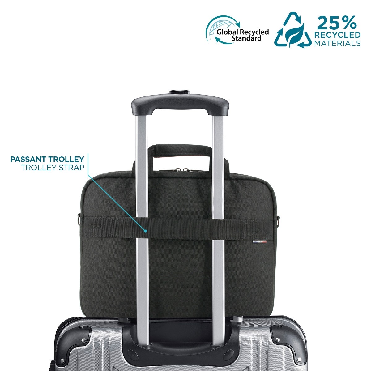 Eco-designed toploading briefcase 14-16'' - The One