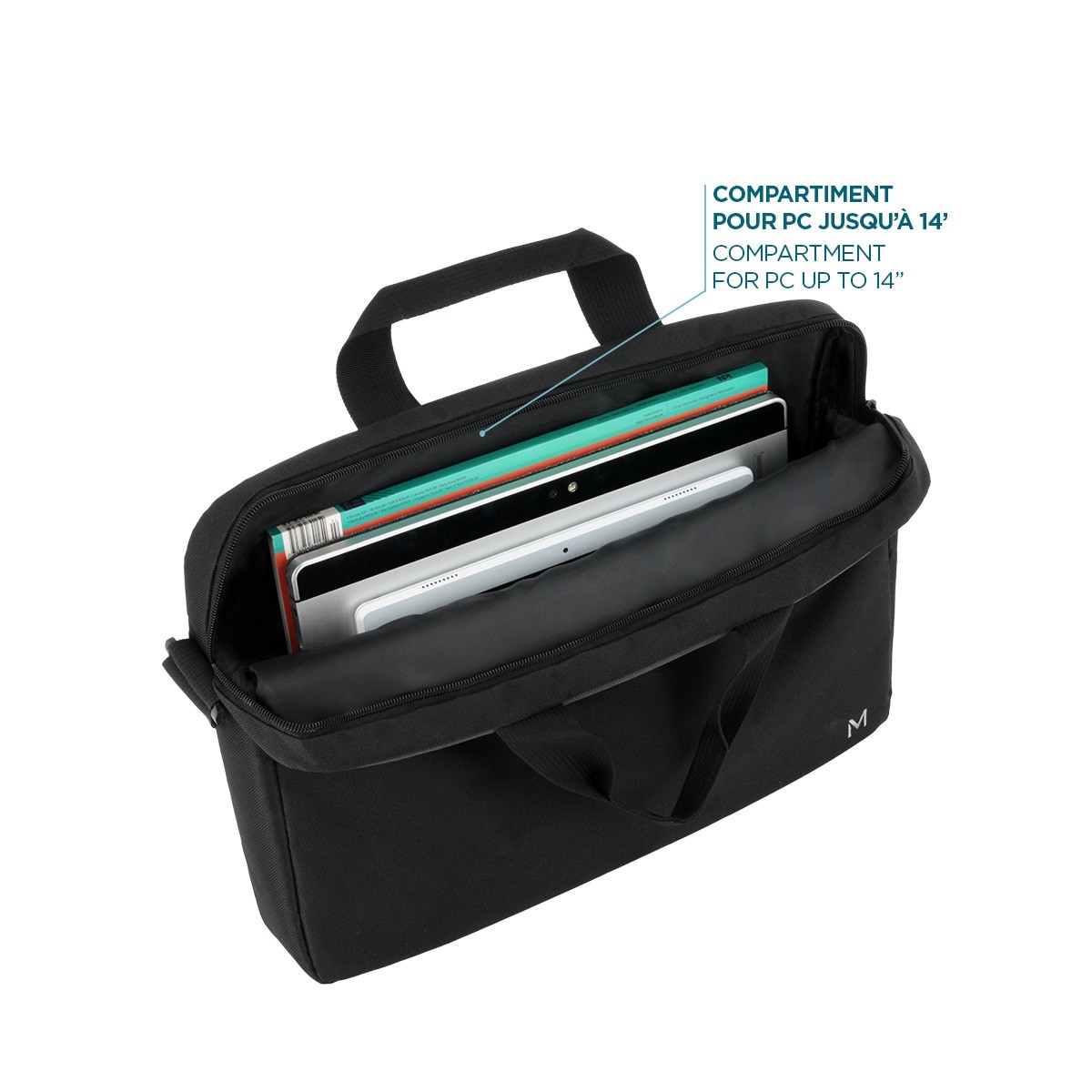 Briefcase toploading 11-14" - The One Essential