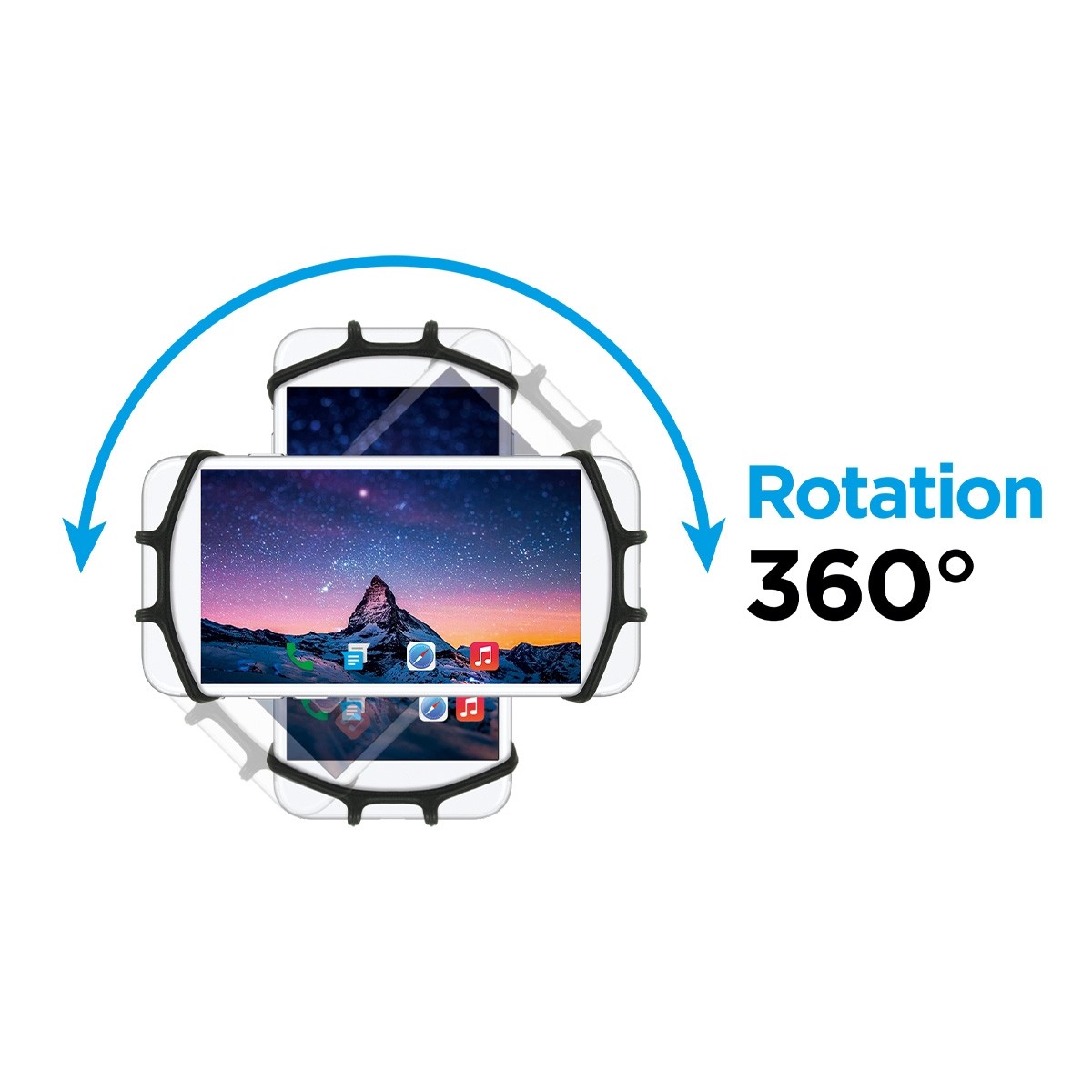 wrist mount for smartphone and mobile computer universal 4 to 6 inch