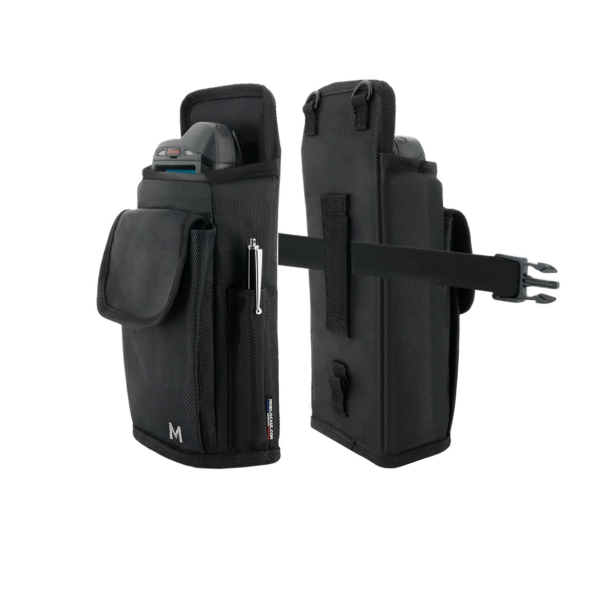 scanner device holster with accessories
