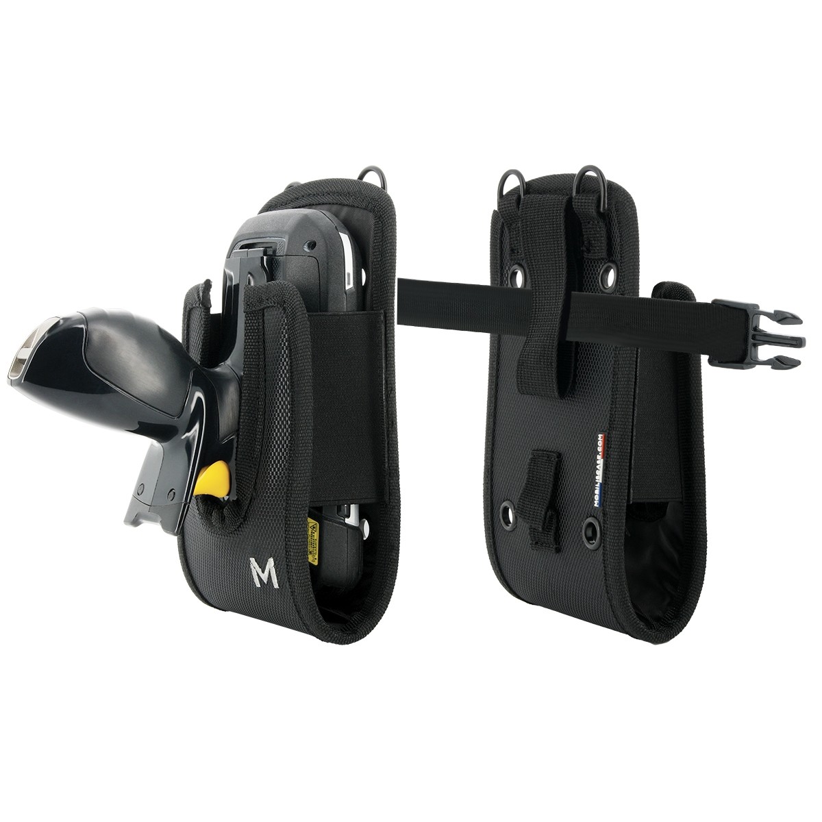 holster for scanner with trigger belt clip + legstrap