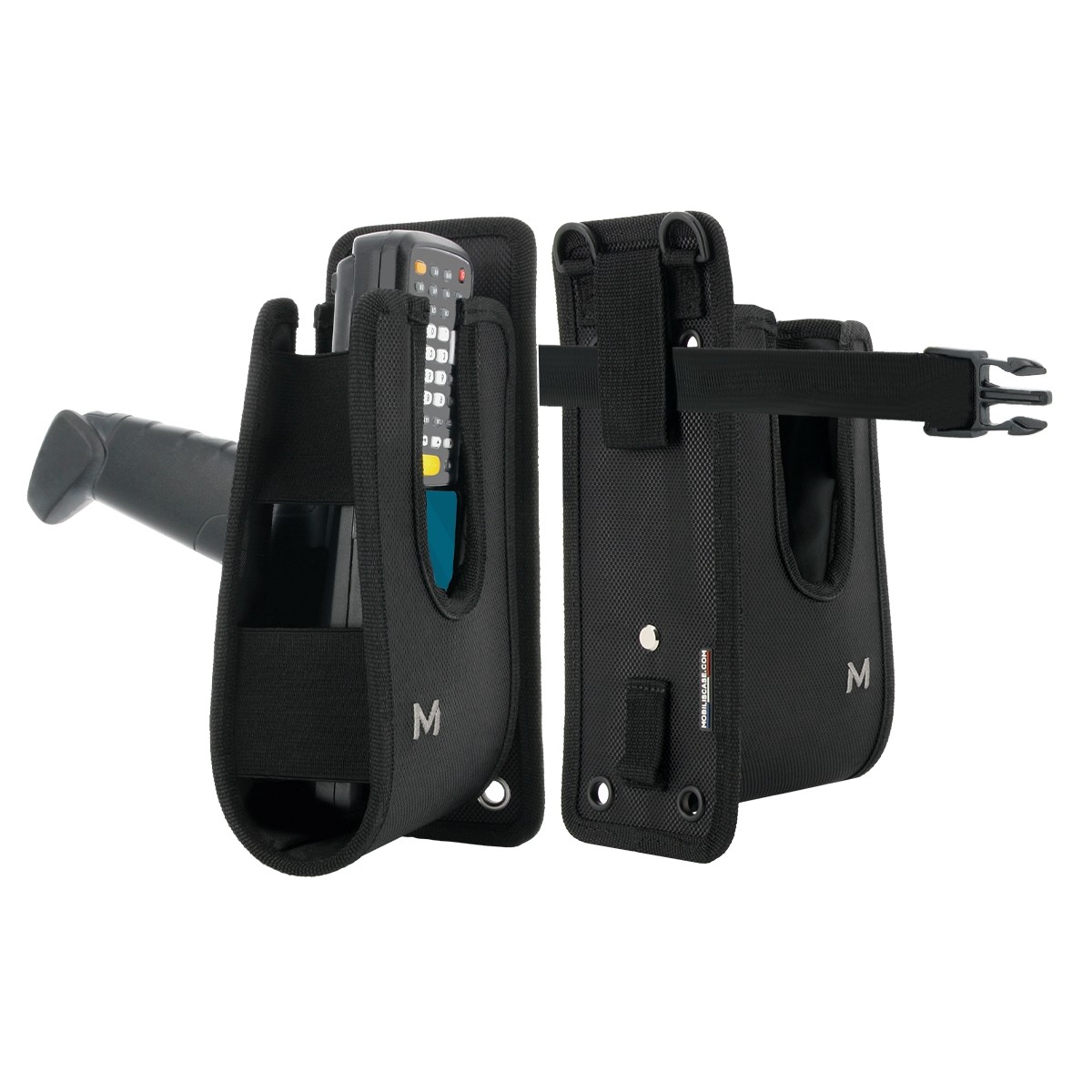 holster for pos terminal and scanner with trigger belt clip + legstrap