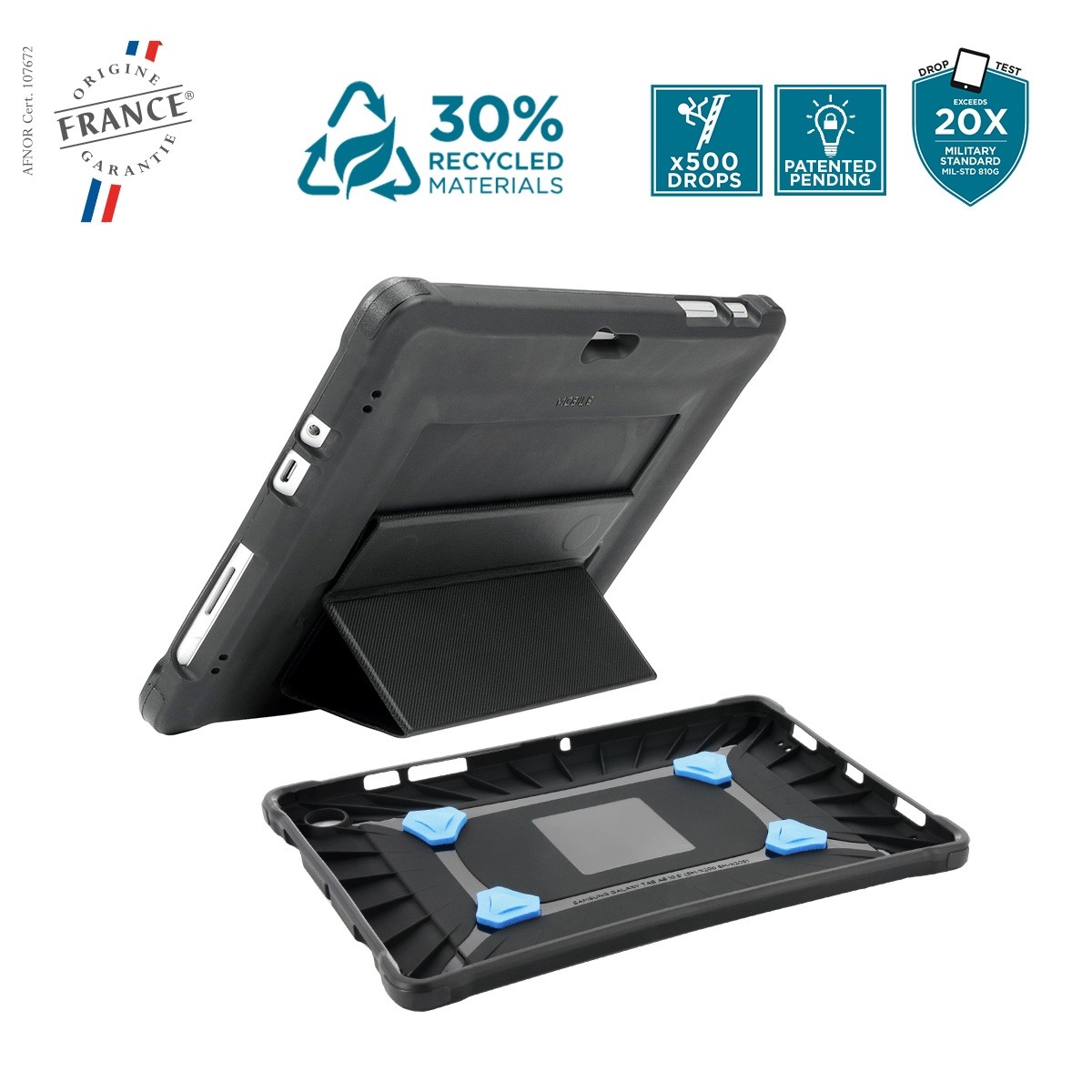 Galaxy S23 Antimicrobial Case 100% Recycled Spectrum - Mobiliscase