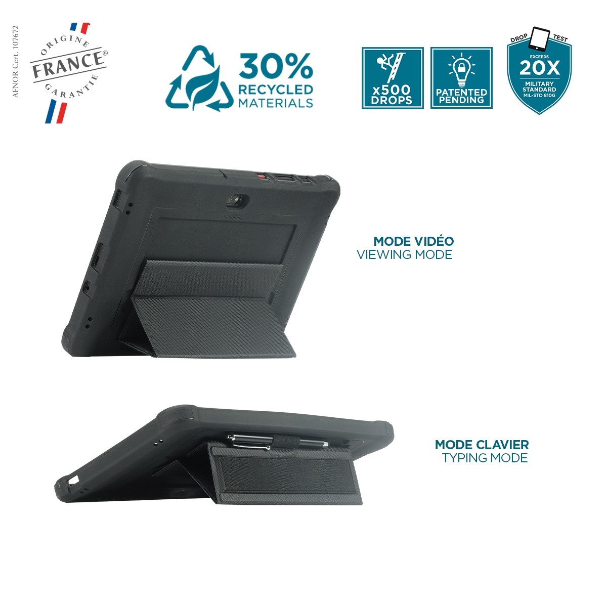 Reinforced protective case for Galaxy Tab Active4 Pro, Tab Active Pro ...