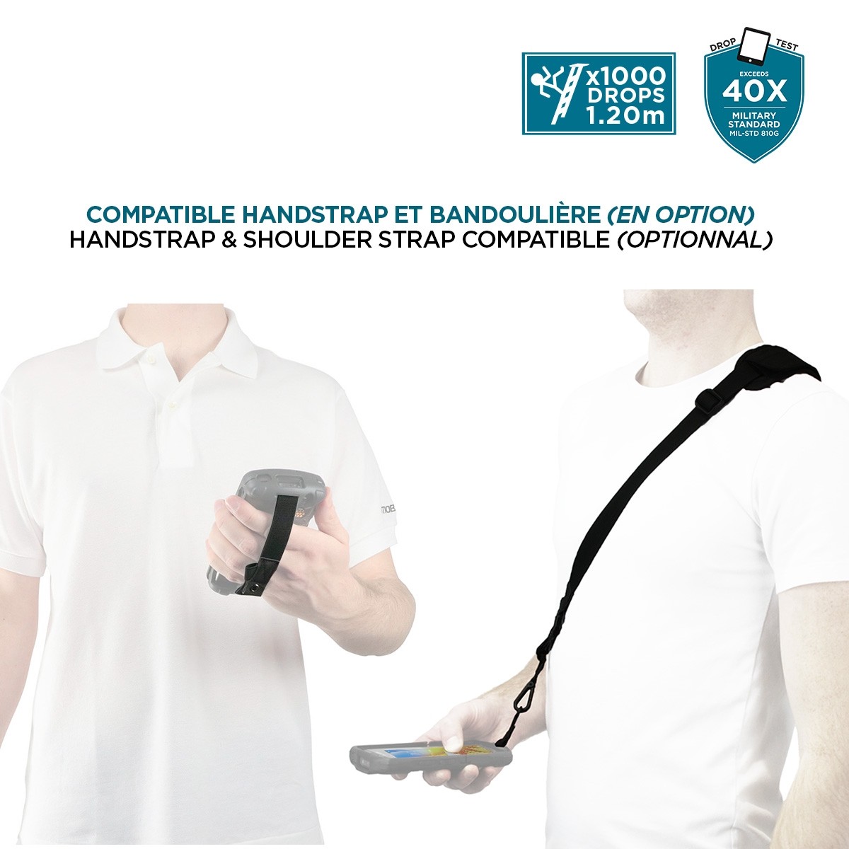 Rugged protective case for Zebra TC15 - TN28