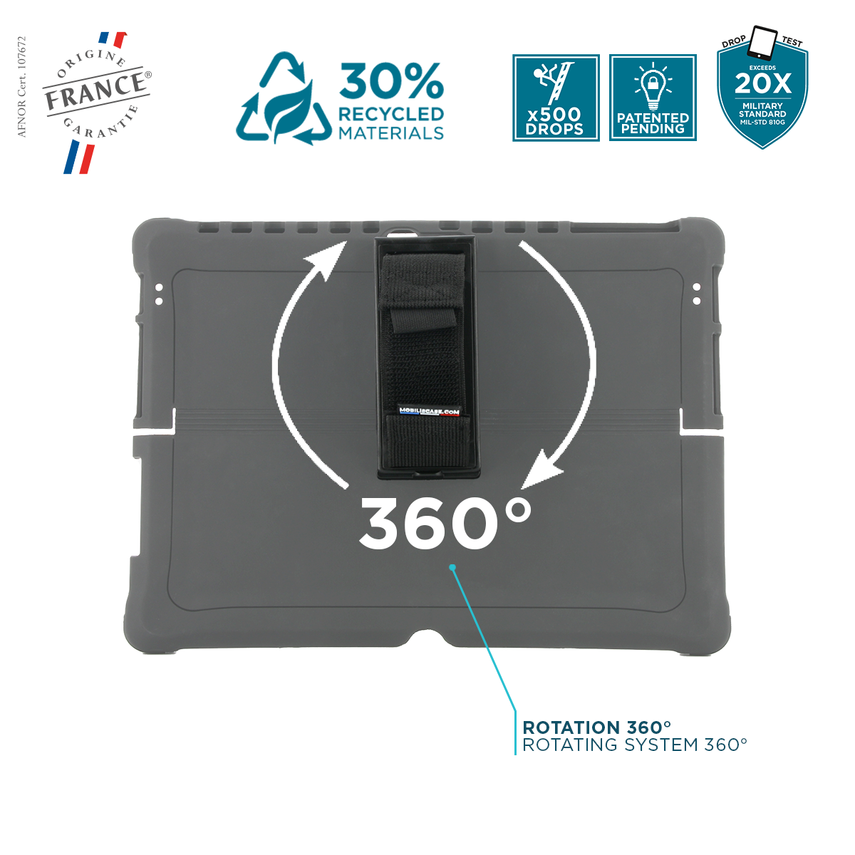 Rugged Surface pro 8 Surface pro 9, Upgraded Military Grade, High ...