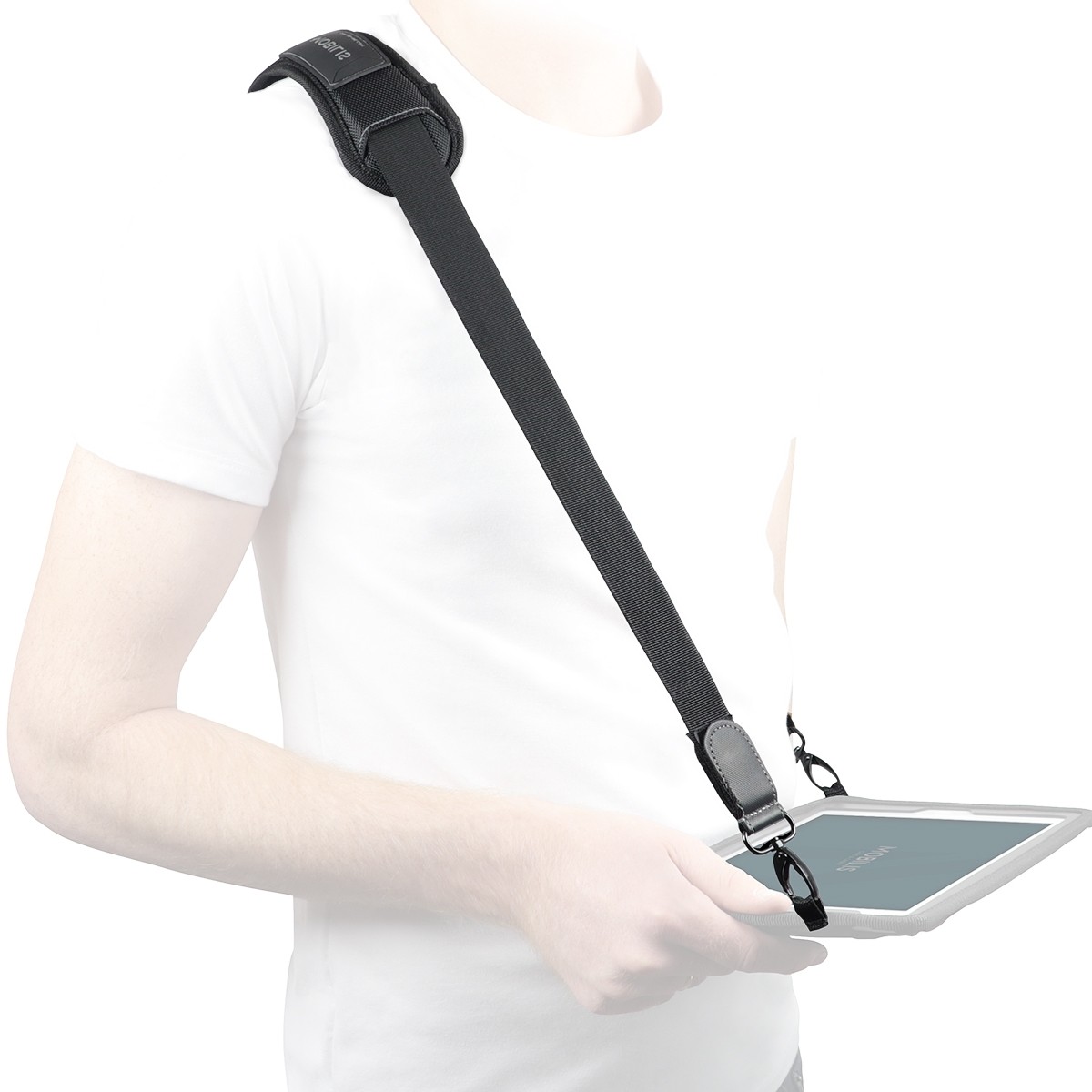 Shoulder Strap for Tablet, Phone, Scanner, 105 - 145 cm, 2 Attachement ...