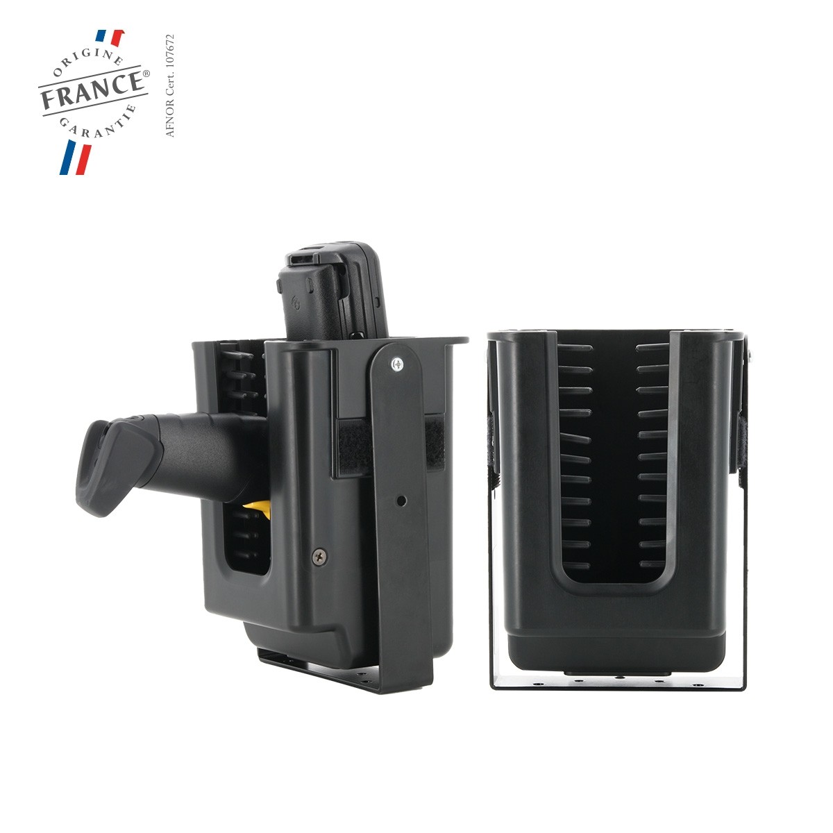 Holster for pistol grip devices to screw on forklift - Easy access ...